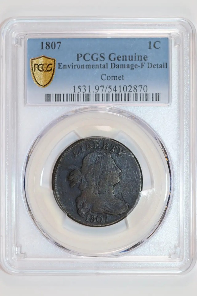 1807 DRAPED BUST LARGE CENT "COMET" PCGS FINE DETAILS | eBay