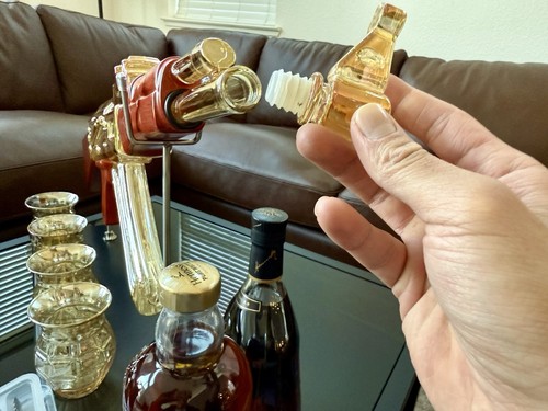 New Gold Glass Gun Alcohol Decanter with Grenade Cocktail glasses ...