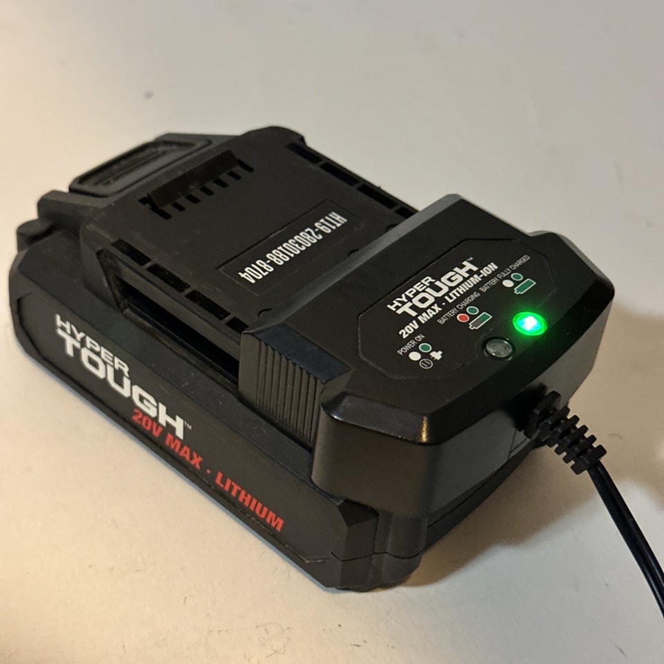 Hyper Tough 20V MAX 4.0AH Plus Smaller Battery & Charger | eBay
