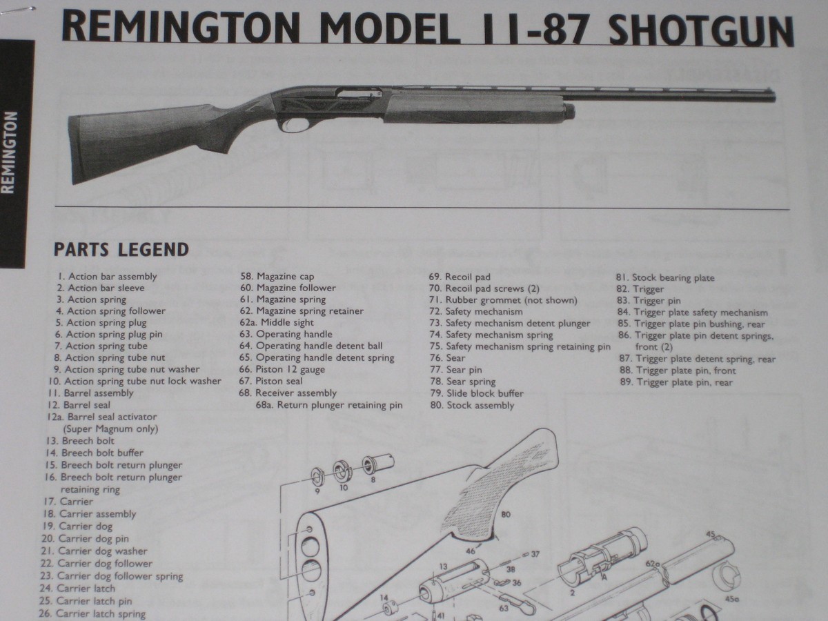 Remington Model 11 87 Sportsman Shotgun