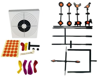 Spinner/Plinking/Paper Target Deluxe for Air Rifle Gun Pistol (CT004 ...