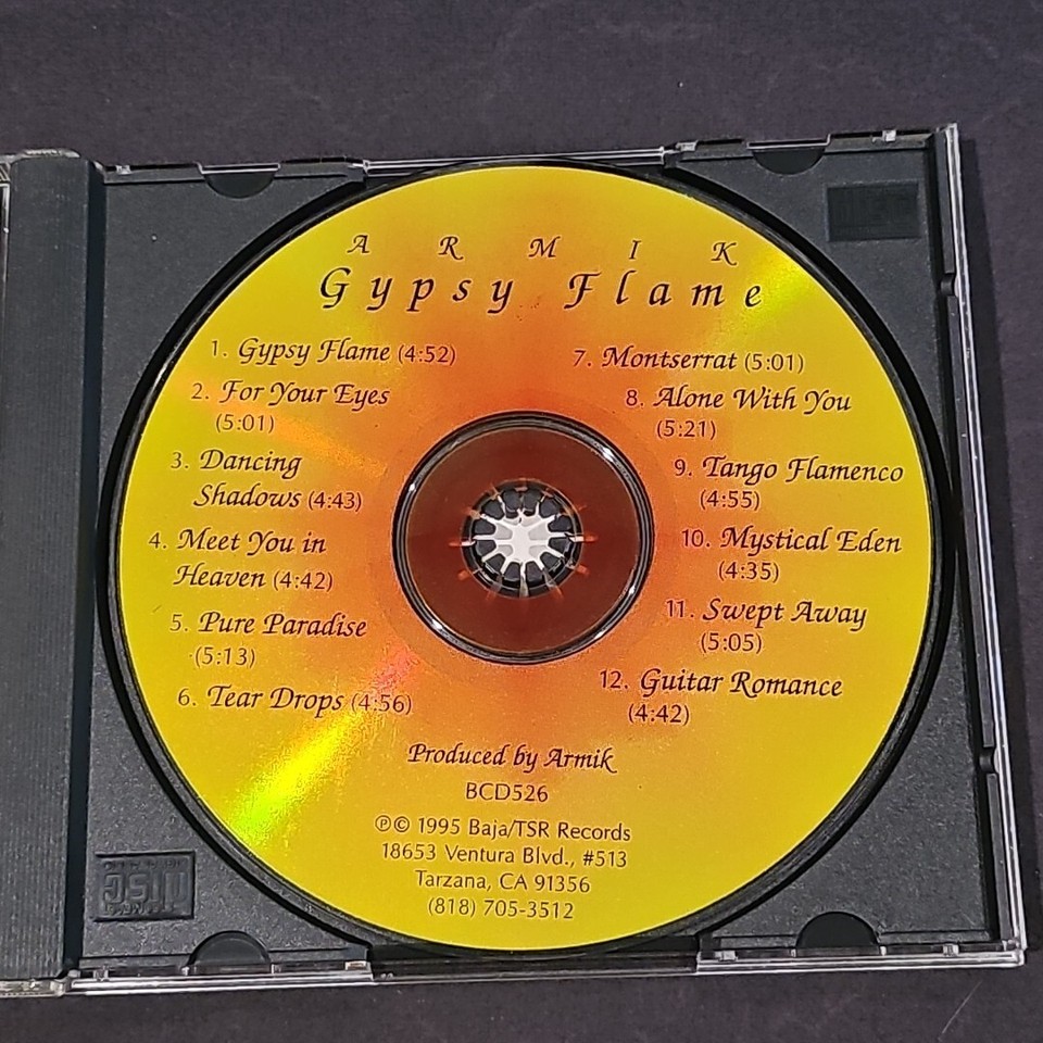Armik Gypsy Flame CD 1995 Album Flamenco Latin Spanish Guitar ...