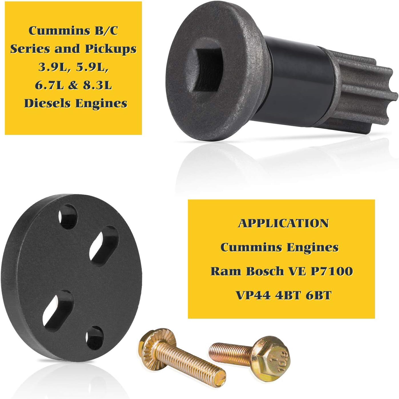 For Dodge Cummins Engine Barring Tool Injection Pump Gear Puller Lock ...