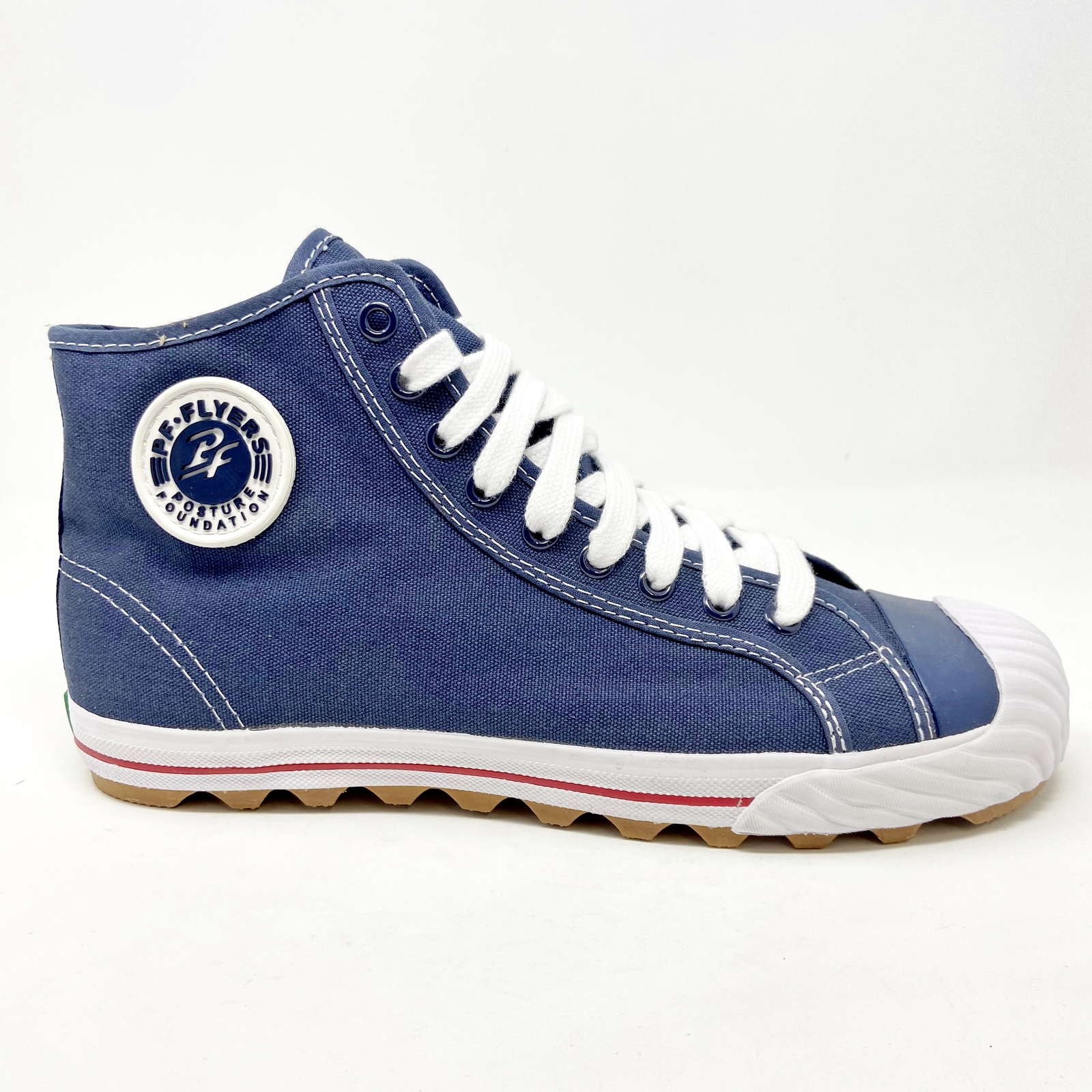 PF Flyers Grounder Hi Reiss NC Navy Womens Retro Casual Shoes PM11GH4C ...