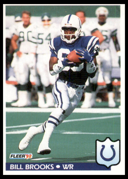 1992 Fleer #161 Bill Brooks Indianapolis Colts | eBay