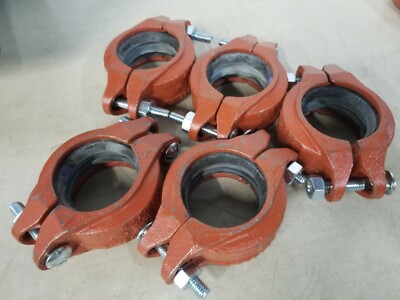 Lot of 5 - Grinnell Fire Sprinkler Coupling Clamp 2" 60.3mm 577 | eBay