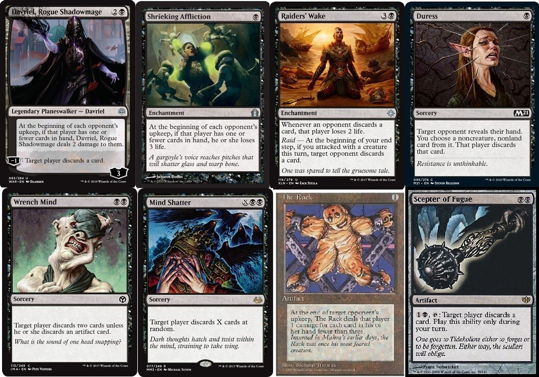 Mono-Black Discard Rack Deck - Magic the Gathering - MTG - Davriel - NM ...