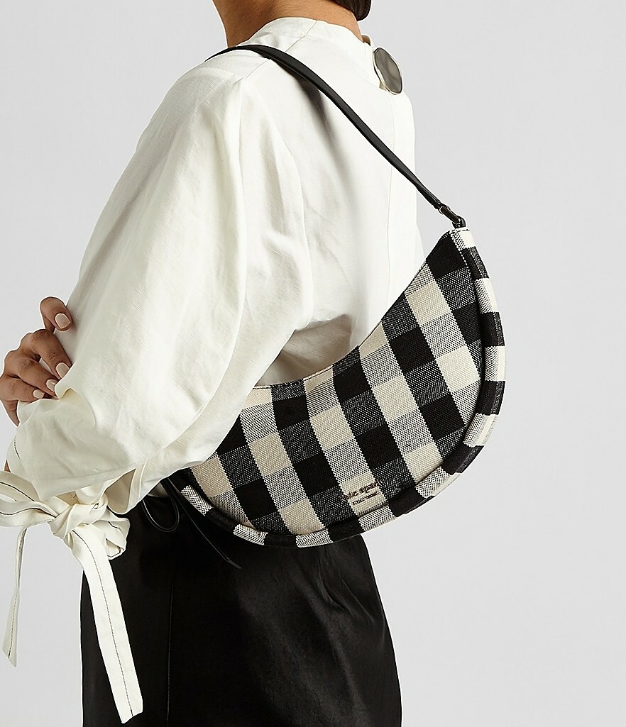 NWT Kate Spade Smile Small Gingham Checker Shoulder Bag | eBay