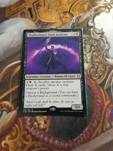 Shadowheart, Dark Justiciar MTG Commander Legends: BFBG - Pack Fresh ...
