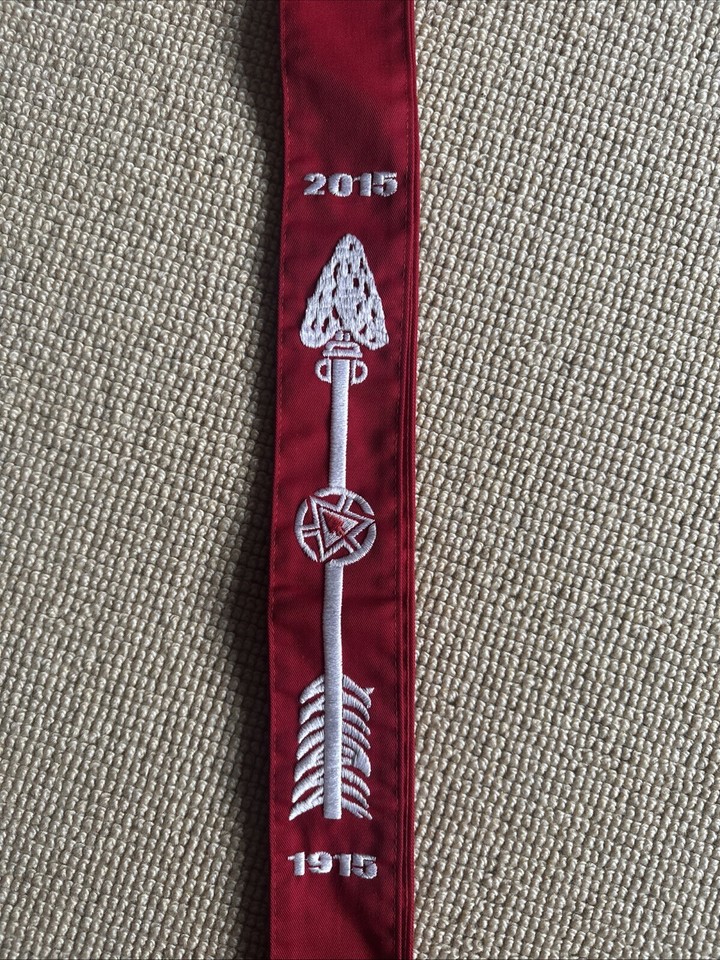 Boy Scout OA Order of the Arrow Centennial NOAC 2015 Red Sash Unused | eBay