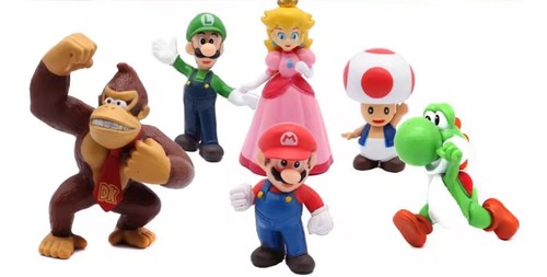 SUPER MARIO MINI FIGURE COLLECTION SET - 6 FIGURES - SERIES 2 | eBay ...