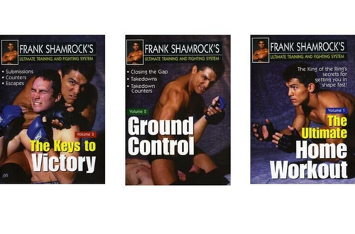 3 DVD Set Frank Shamrock Advance MMA Training Fighting Ground Control ...