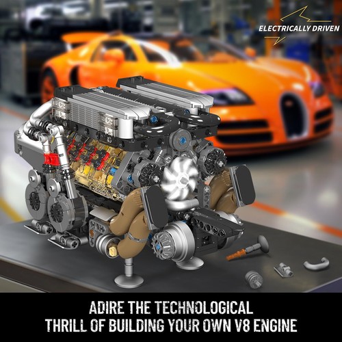 952 PCS Visible W16 Internal Combustion Ohc Engine Motor Working Model ...