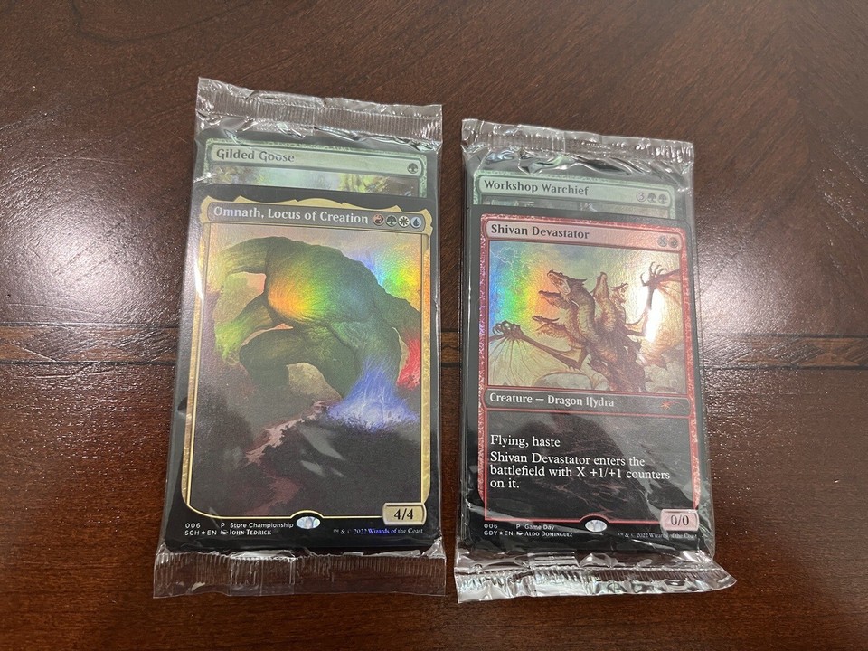 MTG SEALED PROMOS LOT - VERY RARE SEALED - STORE CHAMPIONSHIP - Omnath ...