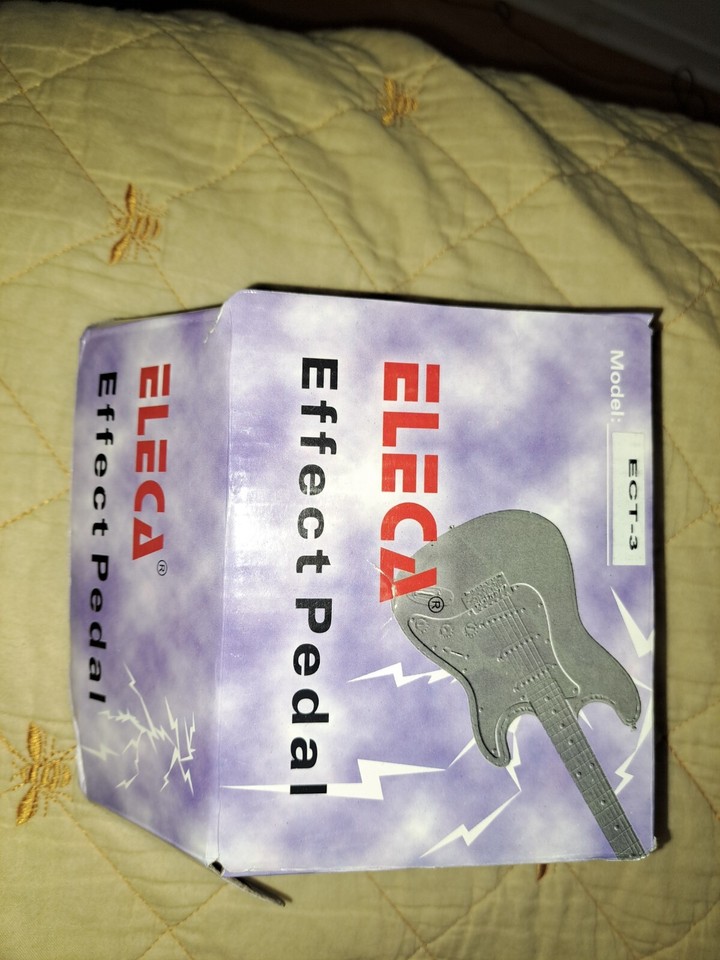 Eleca Chromatic Tuner Guitar Pedal + Box Instructions | eBay