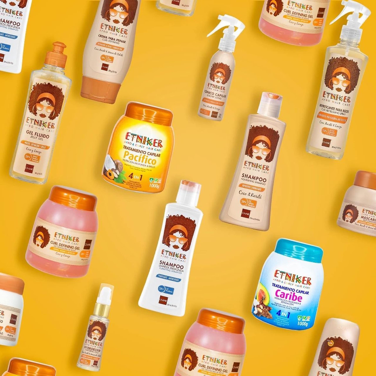 ETNIKER Afro-textured, Curly & Wavy Hair Define Kit | Gel, Hydroelixir ...