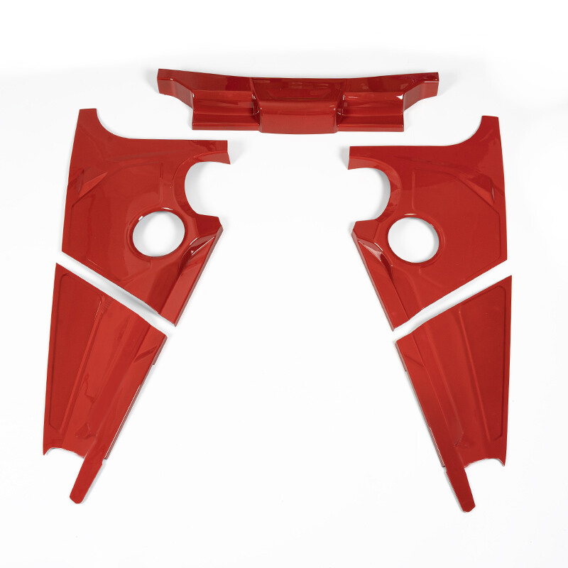 Red Engine Bay Panel Cover Frame Trim For Chevrolet Corvette C8 Z06 Z51 ...