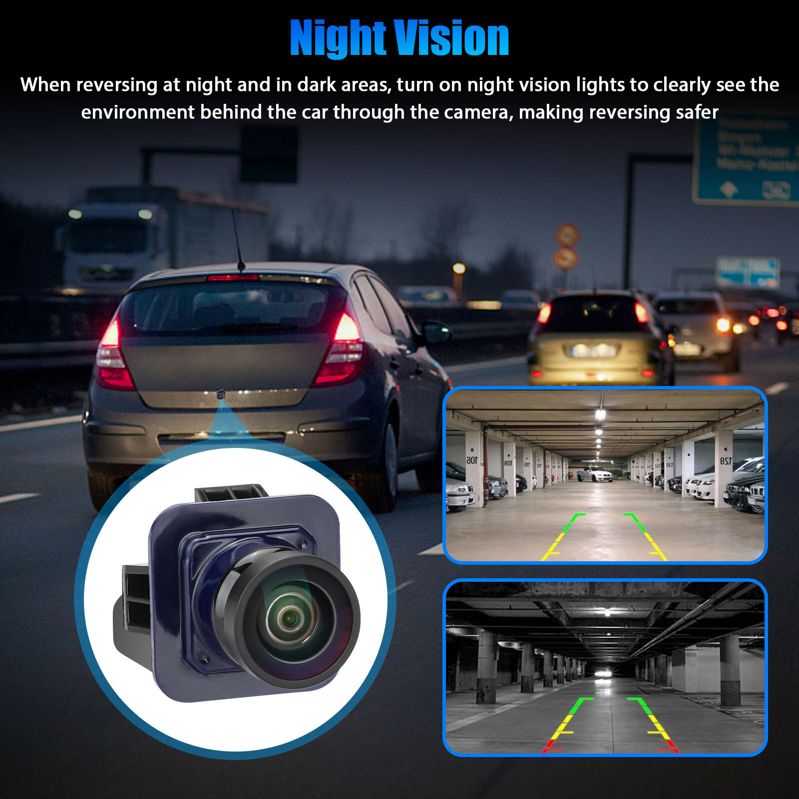 Rear View Back Up Backup Camera for Ford F-150 2010-2014/Ford Mustang ...