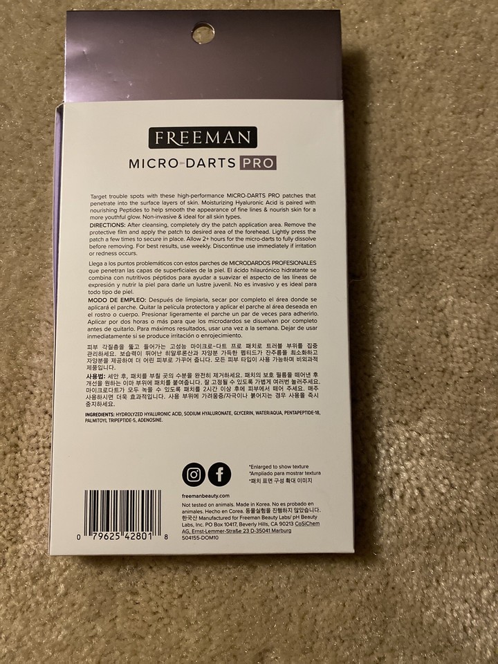 Micro Freeman Darts Pro Forehead Line Minimizer•Smoothes Skin Wrinkles ...