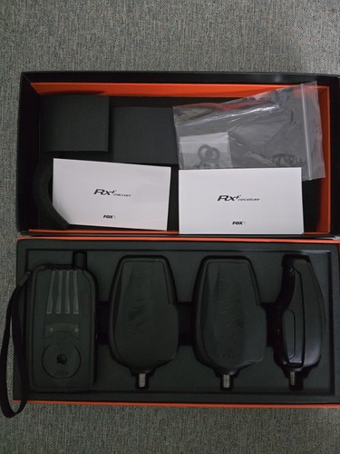 Fox RX Plus Carp Fishing Bite Alarms and Receiver 3-Rod Set | eBay UK