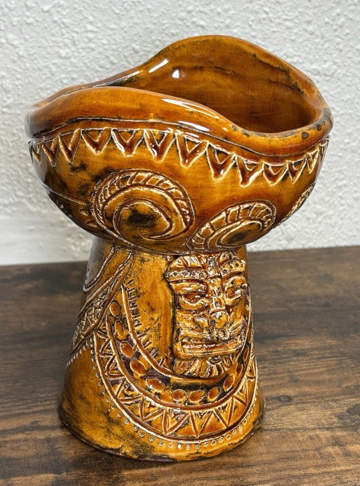 RARE Handmade Tiki Mug Bowl Signed By Artist | eBay