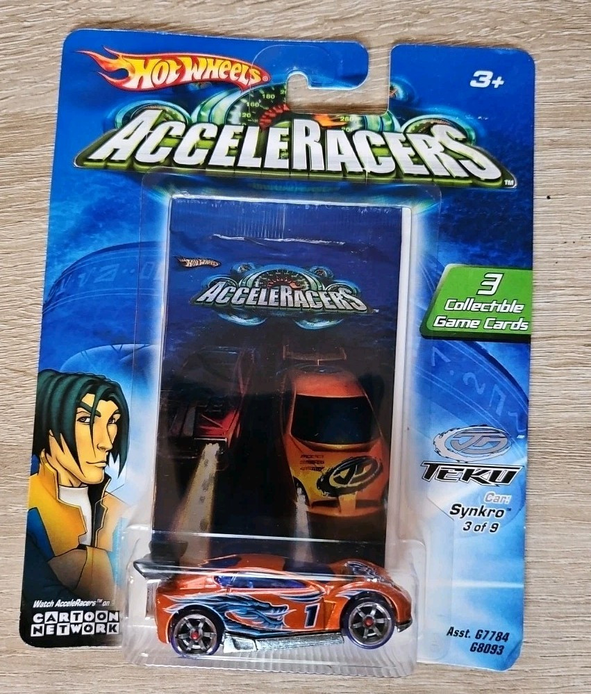Cartoon Network Acceleracers Teku Synkro 3 of 9 1:64 Hot Wheels Die ...
