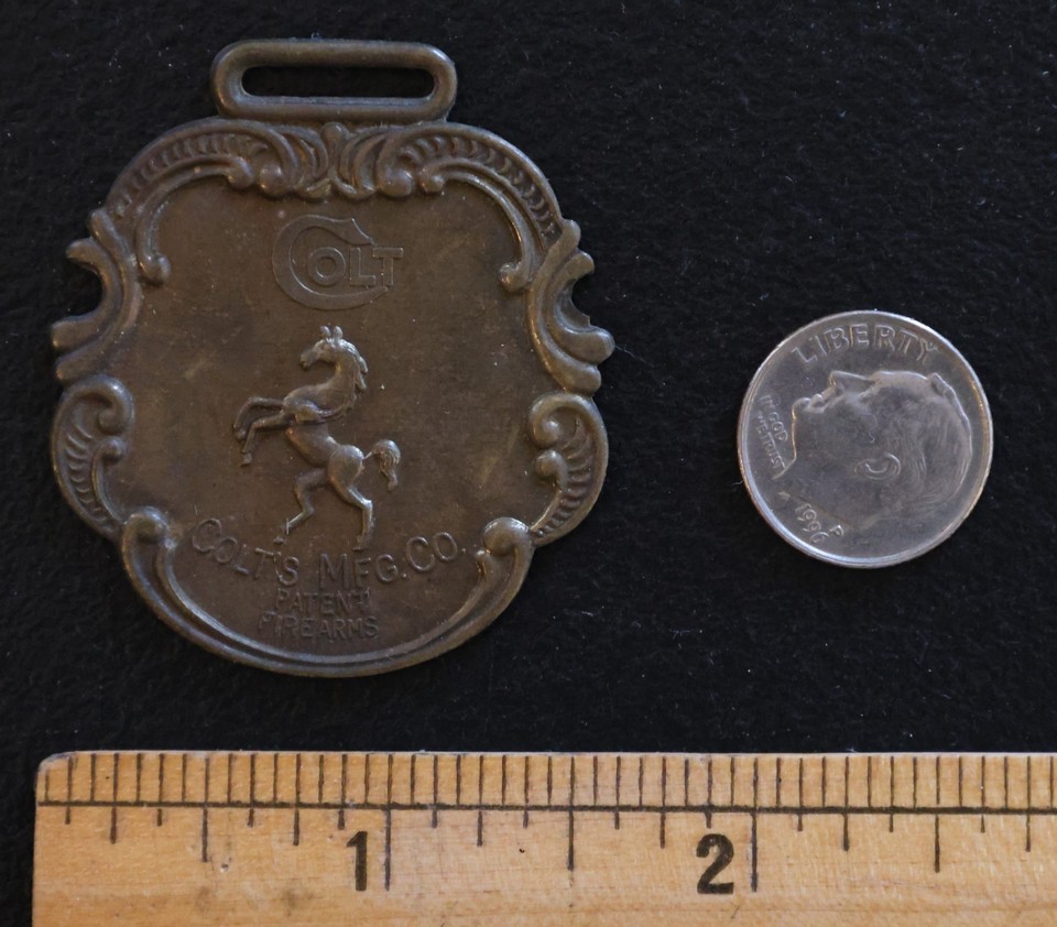 Vintage Colt Colt's Mfg. Co. Patent Firearms Watch Fob | eBay