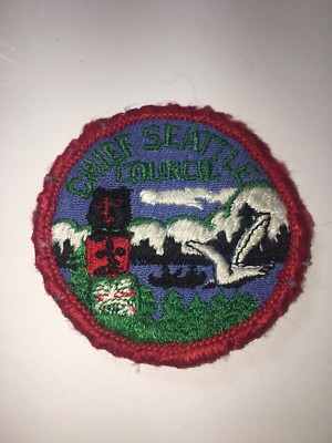 Vintage Chief Seattle Council Washington BSA Patch Boy Scouts America ...