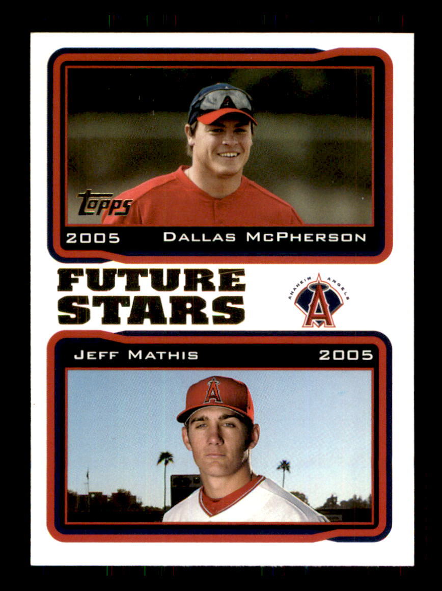 2005 Baseball Topps Dallas McPherson/Jeff Mathis Anaheim Angels #331 FS ...