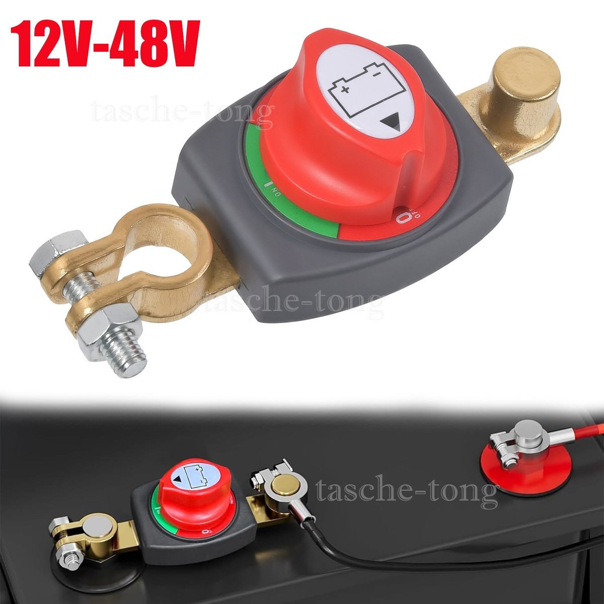Battery Isolator Switch On Off Switch 12-48V Battery Disconnect Switch ...
