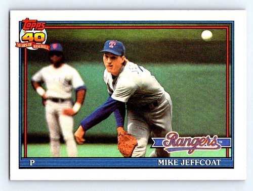 1991 Topps #244 Mike Jeffcoat | eBay