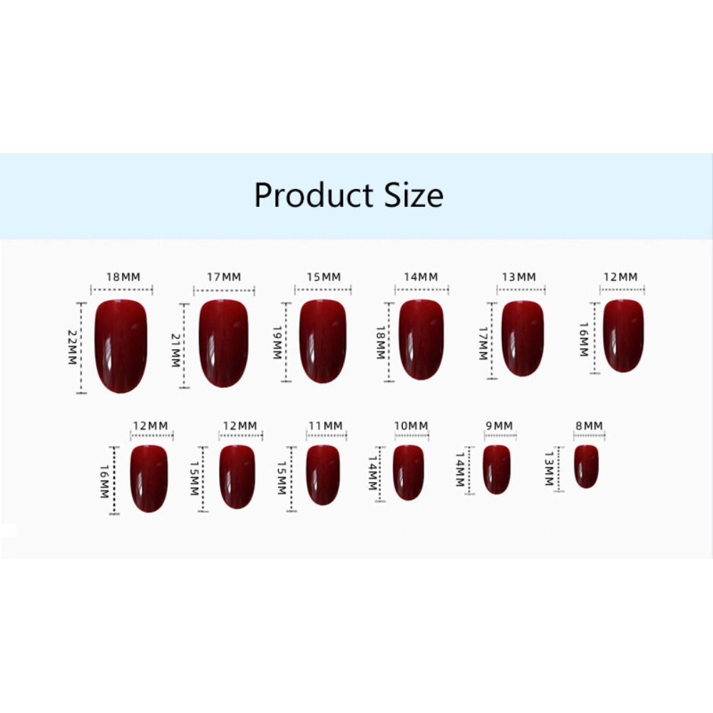 Wearable Solid Color Fake Nails Full Cover Press-on Nails Women | eBay