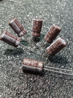 Elna Silmic 47 MFD 6.3 Volts Audio Grade High End Capacitors-Qty-6 | eBay