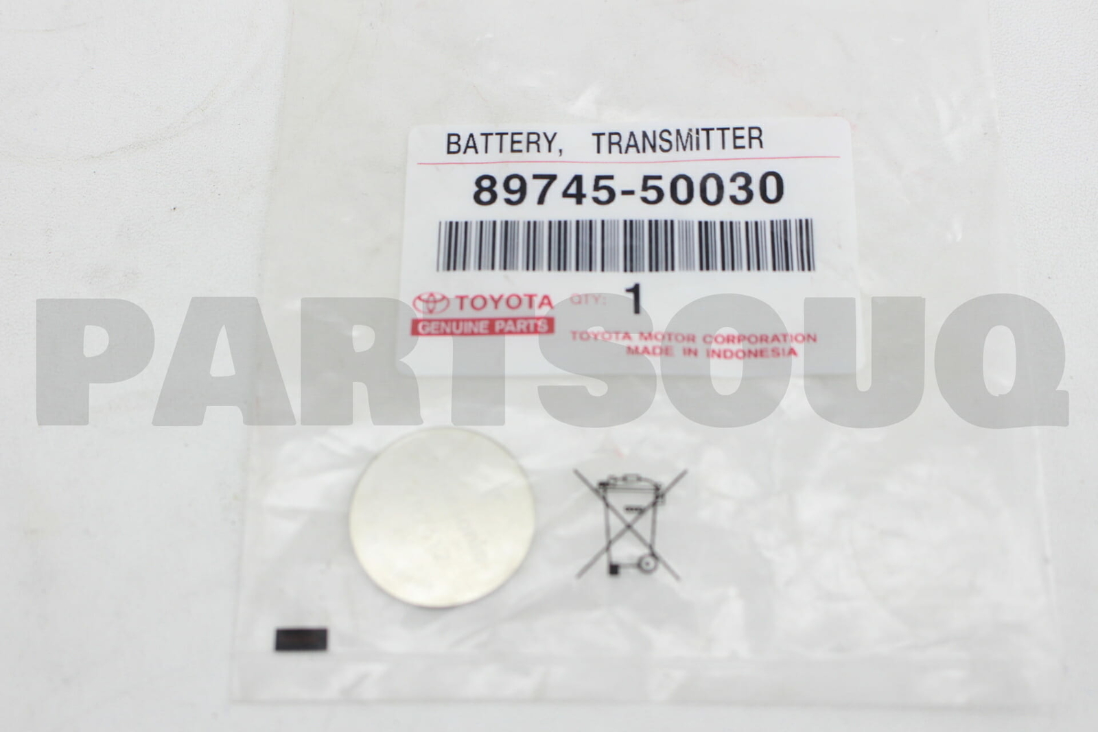 8974550030 Genuine Toyota BATTERY, TRANSMITTER(CARD KEY) 89745-50030 | eBay