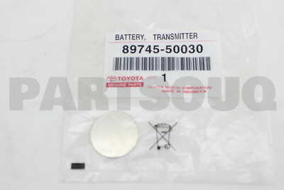8974550030 Genuine Toyota BATTERY, TRANSMITTER(CARD KEY) 89745-50030 | eBay