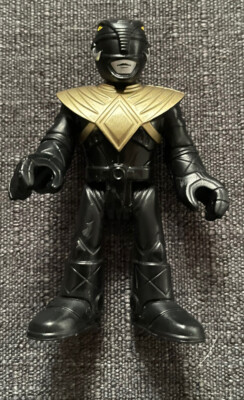Imaginext Power Rangers BLACK RANGER w/ black hands and feet Figure ...