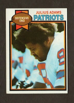 1979 Topps Football Card #242 Julius Adams - New England Patriots | eBay