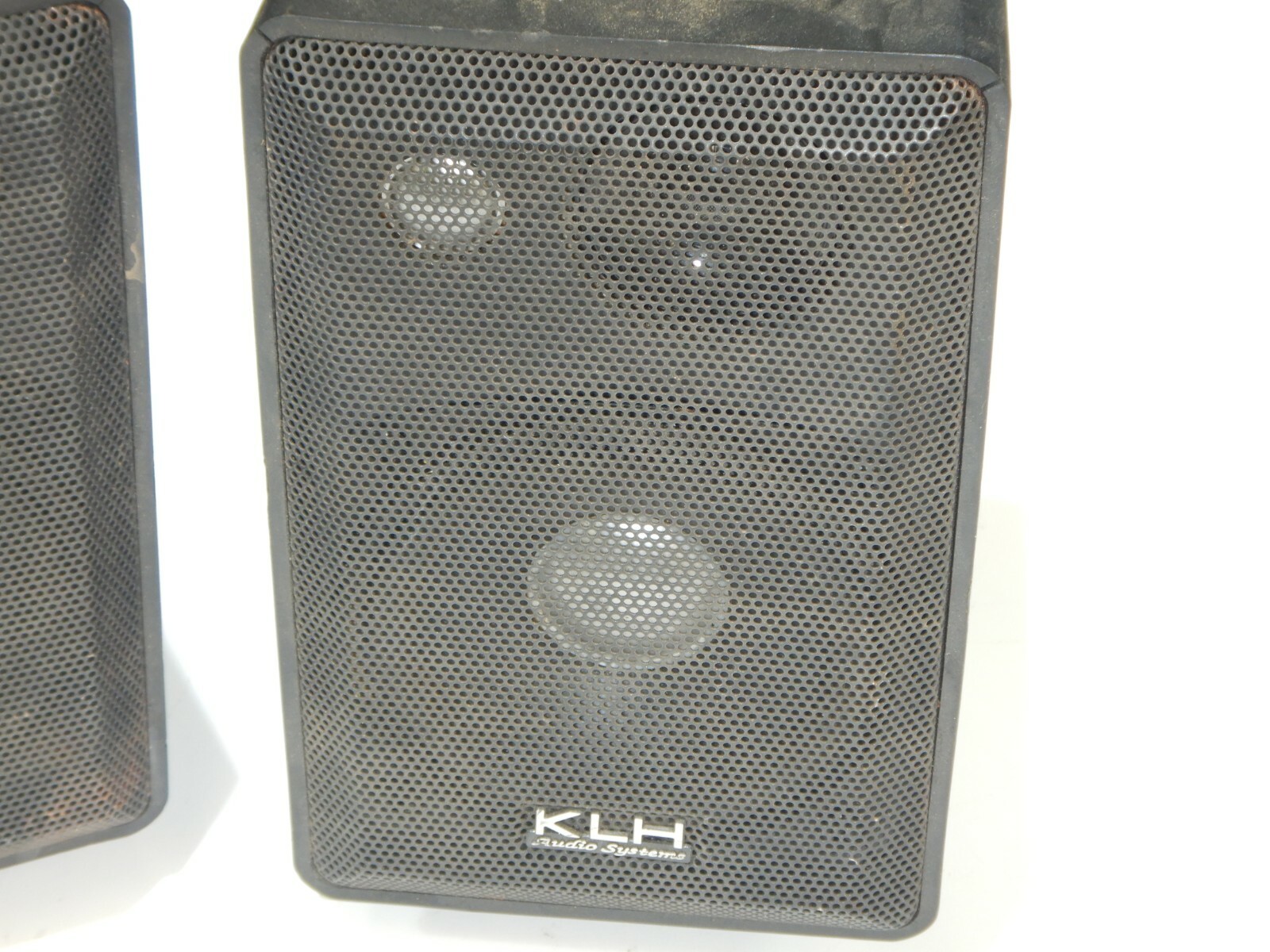 KLH Audio Systems 3 Way Multi Purpose In / Out Speaker Satellite Pair 979B for sale online | eBay