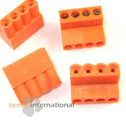 10x 4 WAY POSITION TERMINAL BLOCK PUSH SLIDE CONNECTORS | eBay