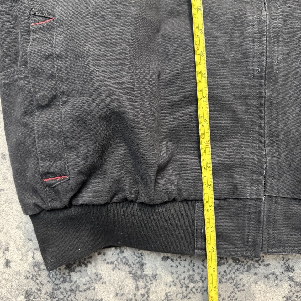Snap On Tools Jacket Mens XL Black Heavy Canvas Workwear Active Jac ...