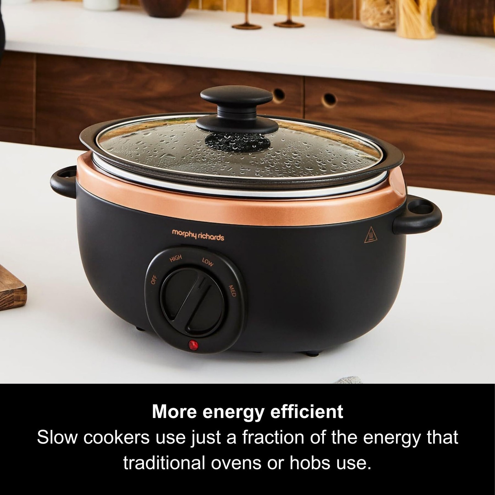 Morphy Richards 460016 Sear and Stew Slow Cooker, Glass, 163 W, 3.5 ...
