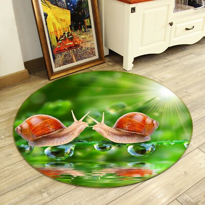 3D Red Snail Water B258 Animal Non Slip Rug Mat Elegant Photo Carpet ...