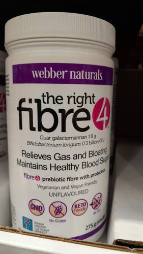 Webber Naturals The Right Fibre 4 Powder 275G | eBay