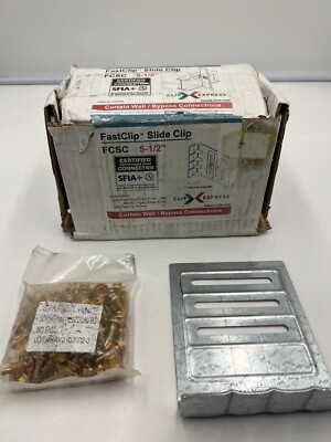 Box of 25 ClarkDietrich FCSC FastClip Slide Clip 5-1/2" w/ Fastclip ...