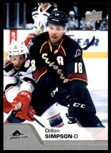 2020-21 AHL Base #68 Dillon Simpson - Cleveland Monsters | eBay
