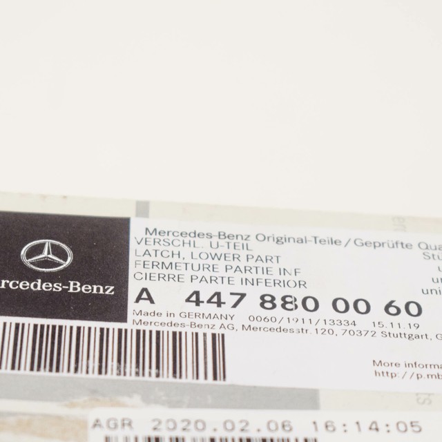 Mercedes-Benz VITO W447 Genuine Hood Lock A4478800060 2016 for sale ...