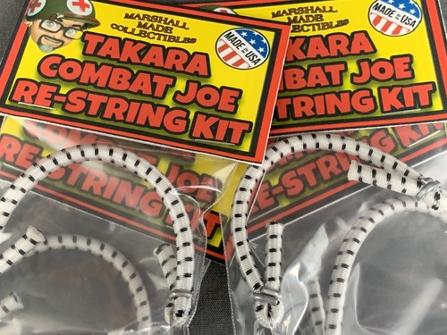 Vintage TAKARA COMBAT JOE GI JOE Figure Re-String Kit Restring Made In ...