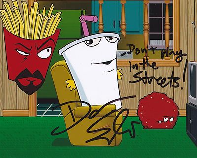 Master Shake Dana Snyder Autographed 8x10 Photo (Reproduction) | eBay