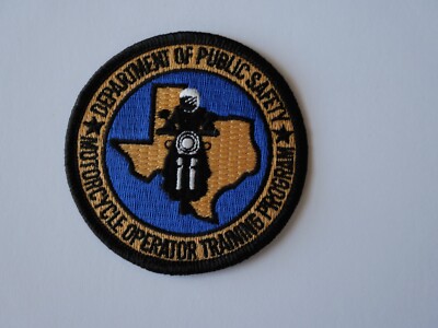 Patch - Department of Public Safety - Motorcycle Operator Training ...