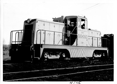 Undated Keystone Steel & Wire Train Ex Army Engine Railroad 5x7 Photo ...